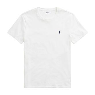 Polo Ralph Lauren Homme, Tops, Blanc, Taille: L T-shirt &agrave; col rond