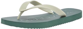 Tommy Jeans Herren Flip Flops Badeschuhe, Grün (Tahoe Forest), 40