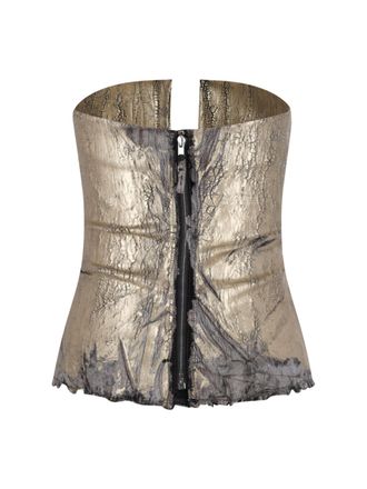 Rick Owens Womens Top Golden Cotton