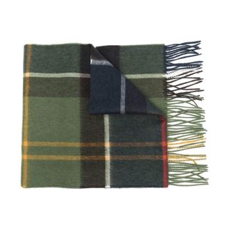 Barbour Kariertes Muster Woll-Kaschmir Schal - - Accessories - Herren - Mehrfarbig - ONE SIZE