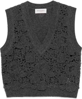 Ermanno Scervino Chemise - Gris