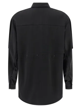 Moncler Satin Shirt - Black