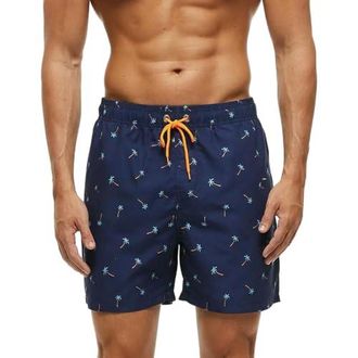 Generic HUIWDP Short de bain d&eacute;t&eacute; &agrave; s&eacute;chage rapide pour homme, A6, 3XL