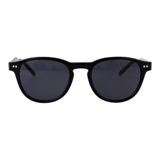 Tommy Hilfiger Runde Sonnenbrille - - Accessories - Herren - Schwarzk - 51 MM