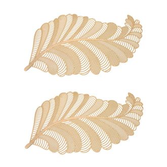 Angoily 2 St&uuml;ck PVC Tischset Mit Hohldesign W&auml;rmeisoliert Abwaschbar Kreatives Platzset F&uuml;r Zuhause Hotel Und Partygestaltung