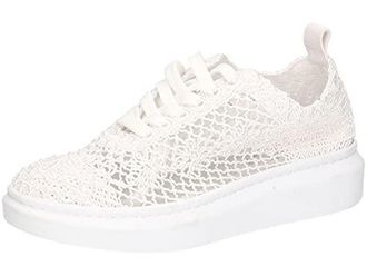 Mustang Jeans Femme 1468-301 Chaussures Basses à Lacets, Blanc, 38 EU