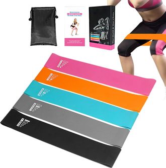 Generic Widerstandsb&auml;nder | 5-teiliges Latex-Heimfitnessger&auml;t f&uuml;r das Training zu Hause,B&auml;nder f&uuml;r das Beinkrafttraining,f&uuml;r Familienmitglieder Jugendliche Sp