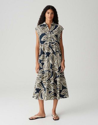 OPUS Sommerkleid WERISA TROPICAL A-Linie mit Volantstufen