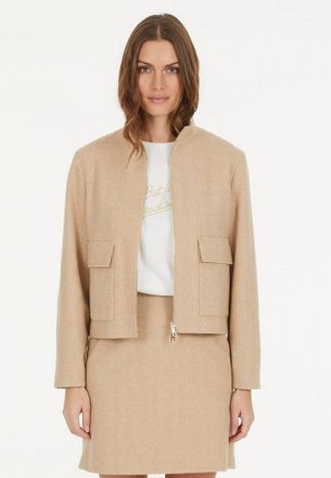 Marc Aurel Kurzjacke aus italienischer Wollmischung