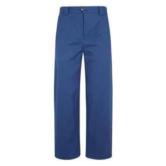 Chlo&eacute; Wide Hosen - - Trousers - Damen - Blau - M