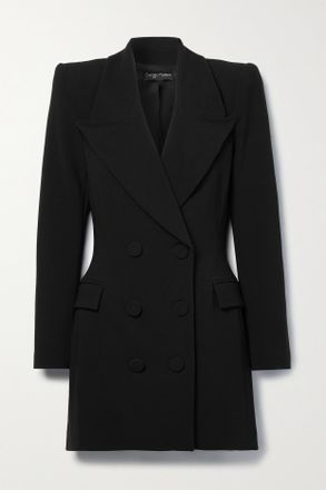 Sergio Hudson Minikleid Aus Cady - Schwarz