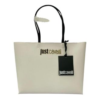 Just Cavalli Femme, Sacs, Beige, Taille: ONE Size Lettres M&eacute;talliques Sac Beige &Eacute;l&eacute;gant