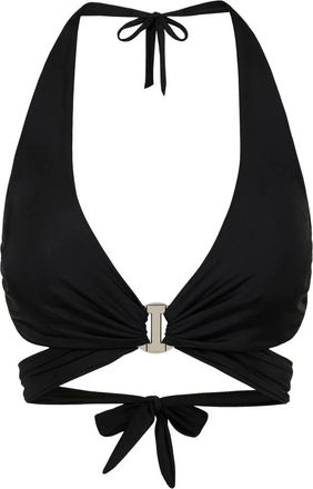 Iceberg Femme, Maillots de bain, Noir, Taille: 42 FR Haut de bikini noir avec d&eacute;tail central