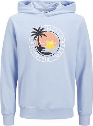 Jack & Jones Hood Jjpalm Sweat à Capuche Pls, Chambray Blue, XXXL Homme