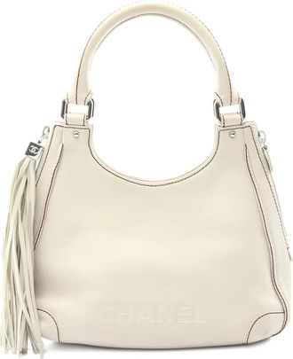 Chanel 2003-2004 Handtasche mit Quaste - Nude