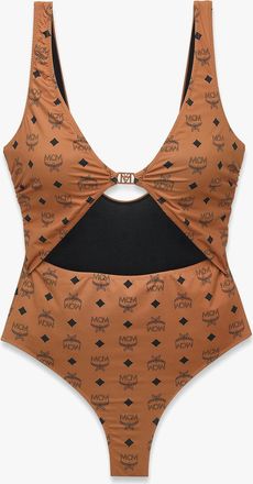 MCM Badeanzug mit Monogramm-Print