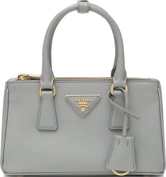 Prada mini sac à main Galleria - Gris