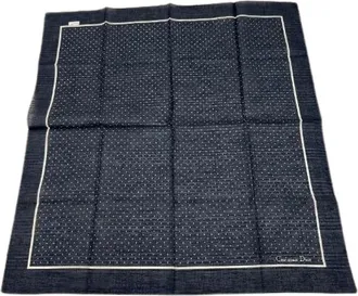 Dior unisex, Pre-owned, Noir, Taille: ONE Size Foulard en soie Pre-owned