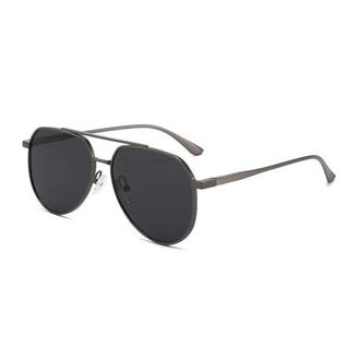 Generic Lunettes De Soleil M&eacute;talliques For La Conduite, For Hommes Et Femmes, Id&eacute;ales For Les Sports Vacances En Plein Air(Black)