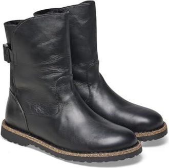 Birkenstock UPPSALA SHEARLING, Chaussures Bottes Leather, Mode Fashion, Noir, 38 EU Stretta