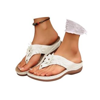 Generic Sandales orthopédiques pour femme avec soutien de la voûte plantaire, sandales compensées confortables pour femme 2026, chaussures dété décontractées 