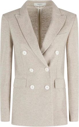 Circolo 1901 Femme, Vestes, Beige, Taille: 36 FR Blazers