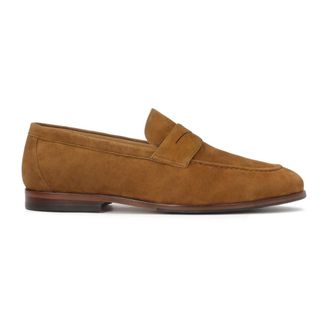 Kazar Braune Wildleder-Minimal-Loafer - - Shoes - Herren - Braun - 43 EU