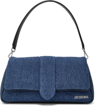 Jacquemus Femme, Sacs, Bleu, Taille: ONE Size Sac à bandoulière en denim et cuir