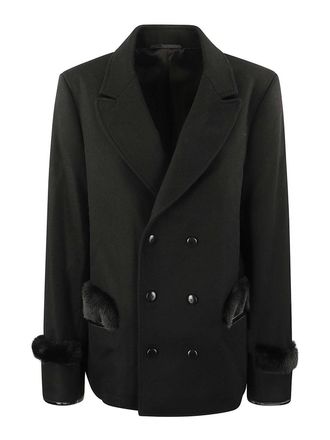 Random Identities Manteau Court - Noir