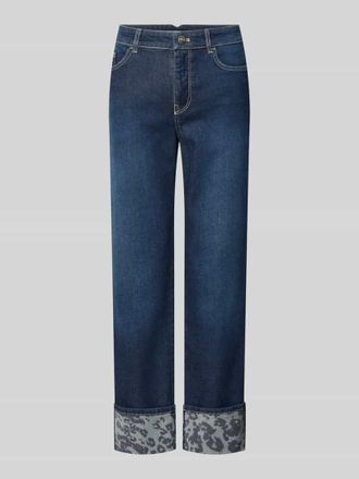 Marc Cain Feminine Fit Jeans mit Umschlag und Eingrifftaschen