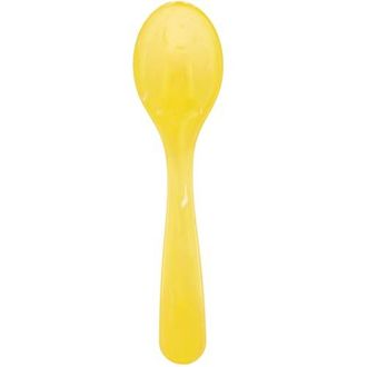 RBV BIRKMANN Birkmann, Acryllöffel, yellow, gelb,marmoriert, 12 cm, glänzend, spülmaschinengeeignet