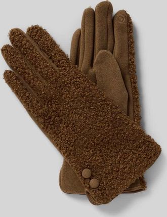 Eem Fashion Regular Fit Handschuhe mit Kunstfellbesatz