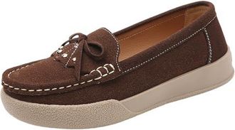 Generic Mocassins pour femme - &Eacute;l&eacute;gantes - Semelle souple - Chaussures de marche d&eacute;contract&eacute;es - Confortables - Chaussures de course l&eacute;g&egrave;res - R&eacute;sistantes &agrave; l