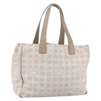 Chanel Pre-owned Nylon Tote Bag - - Pre-owned - Damen - Beige - ONE SIZE