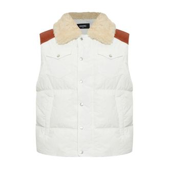 Dsquared2 Gilet matelass&eacute; - Homme - Vestes - Blanc - Taille: M