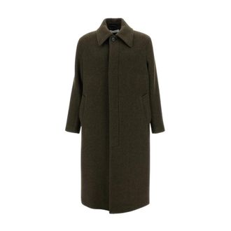 Sunflower Langer Mantel - - Coats - Herren - Gr&uuml;n - M