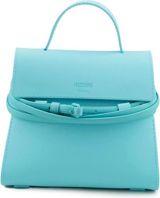 Moschino Femme, Sacs, Bleu, Taille: ONE Size Handle Tote Bag