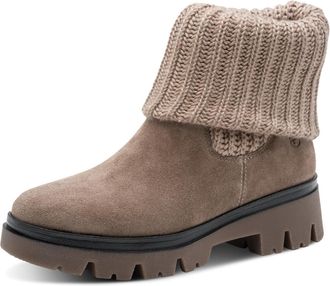 Tamaris Comfort Damen Stiefeletten Rund Bequem, Grau (Pepper), 40 EU