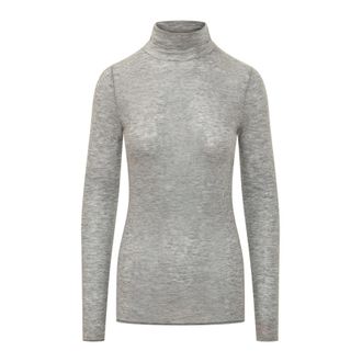 Pinko Moss Maglia Ultraf - - Knitwear - Damen - Grau - S