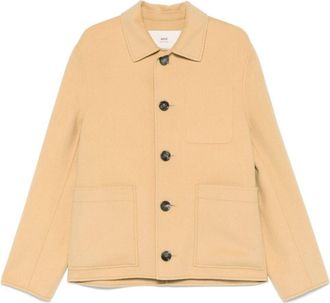 Ami Hemdjacke mit gebürstetem Effekt - Nude