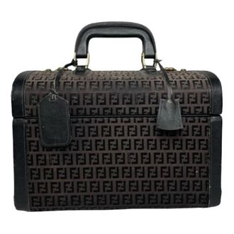 Fendi Sac &agrave; main en toile Pre-owned - Femme - Pre-owned - Brun - Taille: ONE Size