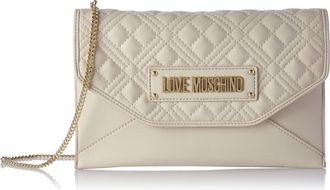 Love Moschino Damen BORSA A SPALLA Umhngetasche, Weiß