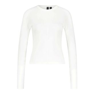 Yohji Yamamoto Langarmshirt - - Tops - Damen - Wei&szlig; - M