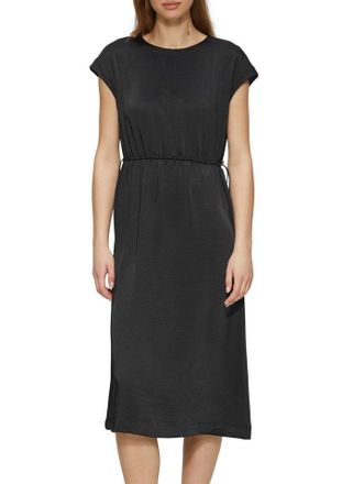 s.Oliver A-Linien-Kleid mit &uuml;berschnittenen Schultern