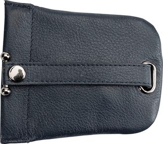 Josephine Osthoff Josephine Osthoff Echtleder-Schlüsseletui mit RFID-Schutz - Große Schlüsselglocke für Männer und Frauen, mit Metallclip und Druckknopfverschluss (Mode