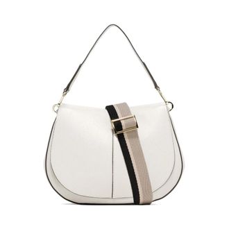 Gianni Chiarini Moderne und Chic Helena Round Ledertasche - - Bags - Damen - Wei&szlig; - ONE SIZE