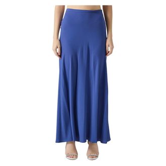 Federica Tosi Femme, Jupes, Bleu, Taille: 42 FR Mermaid Maxi Skirt
