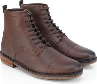 Silver Street London Herren Tintern Schnürstiefel, Brown, 41 EU
