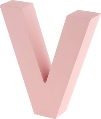 SM SunniMix Rosa A-Z Holz Buchstaben Alphabet Briefe Holzbuchstaben, Auswahl, V