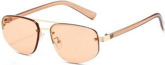 Generic Lunettes De Soleil Dext&eacute;rieur For Hommes Et Femmes, For La Conduite, Les Trajets Domicile-travail Vacances(Orange)